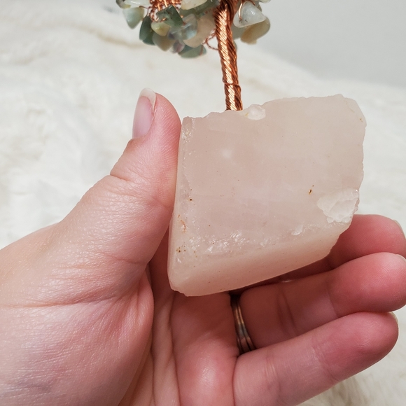 Accents | Amazonite Crystal Tree With Rose Quartz Base | Poshmark